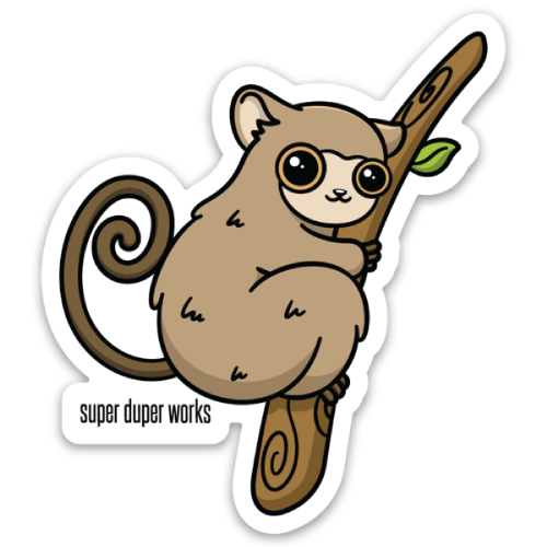 The Tarsier Sticker – super duper works