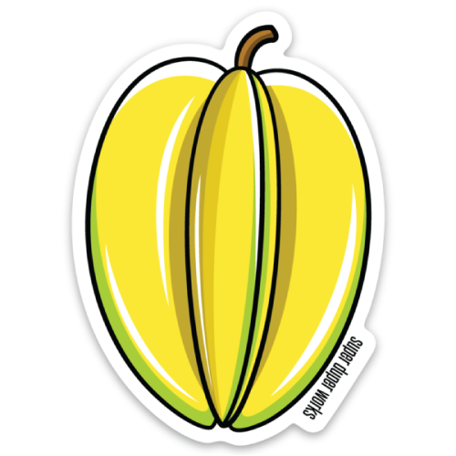 The Star Fruit Sticker – super duper works